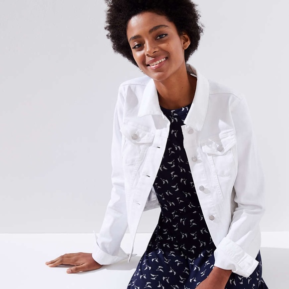 LOFT | Jackets & Coats | Nwt Loft Petite Distressed Denim Jacket | Poshmark